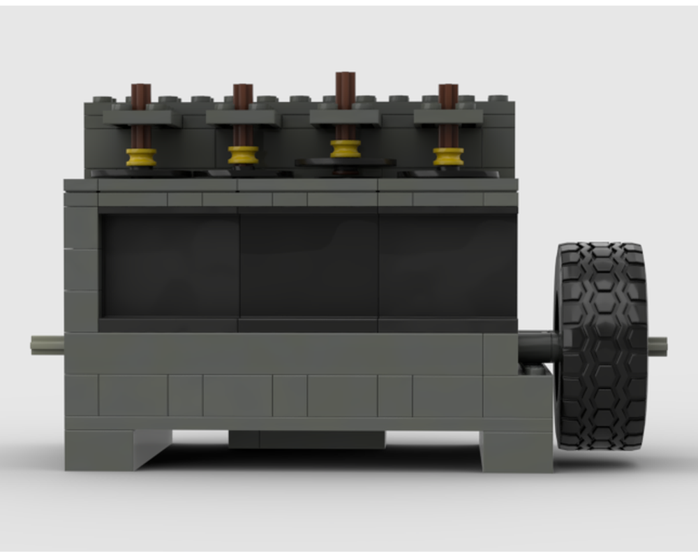 LEGO MOC Inline 4 vacuum engine by Jackythefripouille | Rebrickable ...