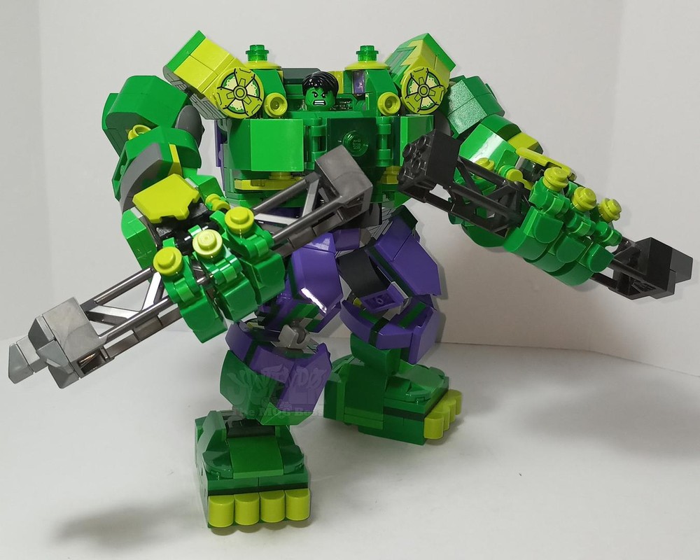 LEGO MOC-240399 Hulk Mech Armor Upgrade by Vintend0 | Rebrickable ...