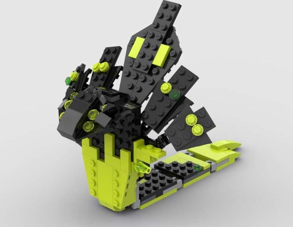 LEGO MOC Zygarde 50% Forme by FLDragon1 | Rebrickable - Build with LEGO