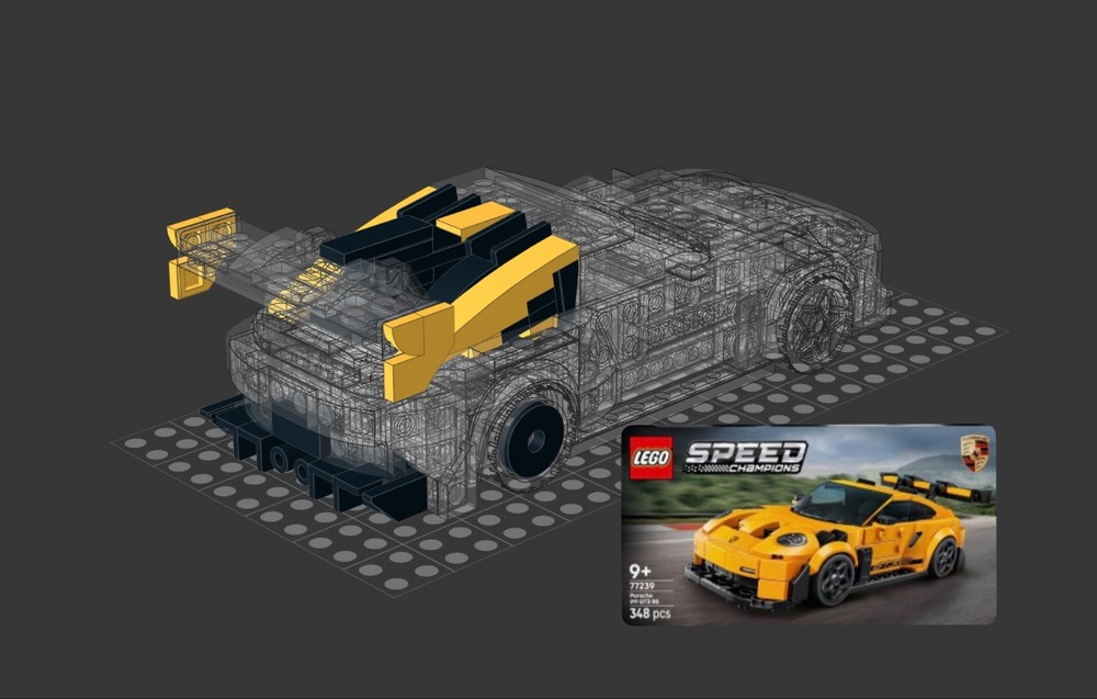LEGO MOC-240431 Porsche GT3 RS Manthey Kit by east_brick_customs ...