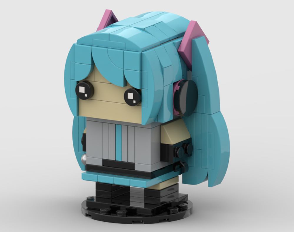 LEGO MOC-240453 Hatsune Miku - Brickheadz by uneuro | Rebrickable ...