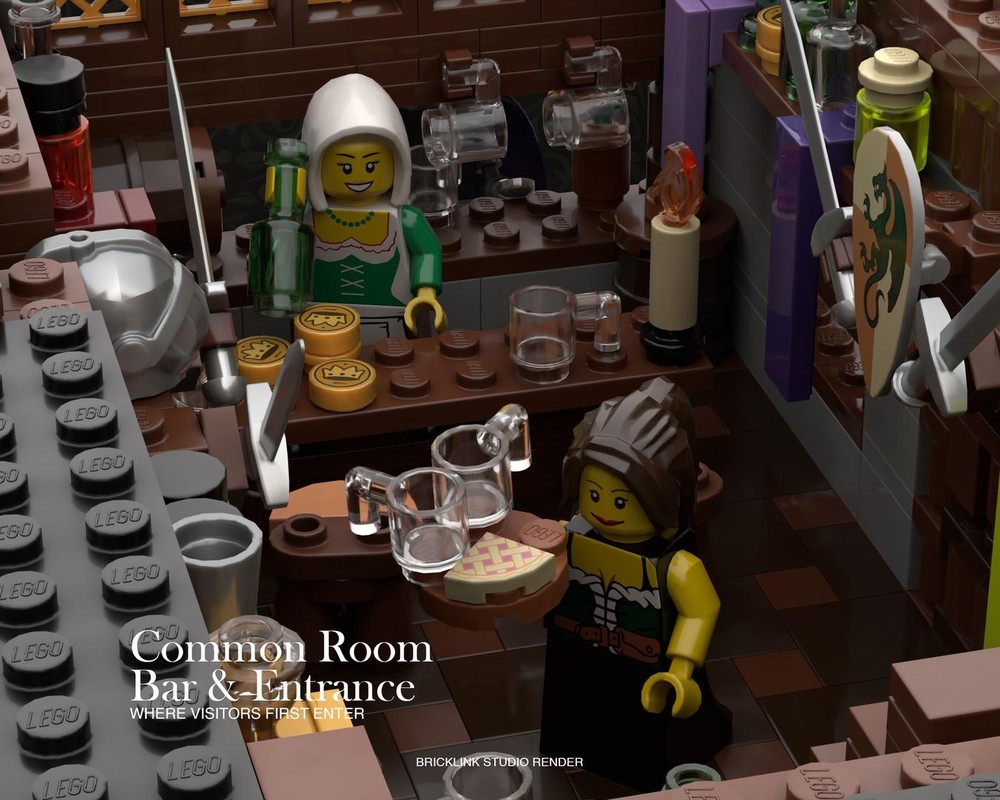 LEGO MOC-240466 MEDIEVAL MODULAR SERIES 1 - THE THREE-STORY TAVERN by ...