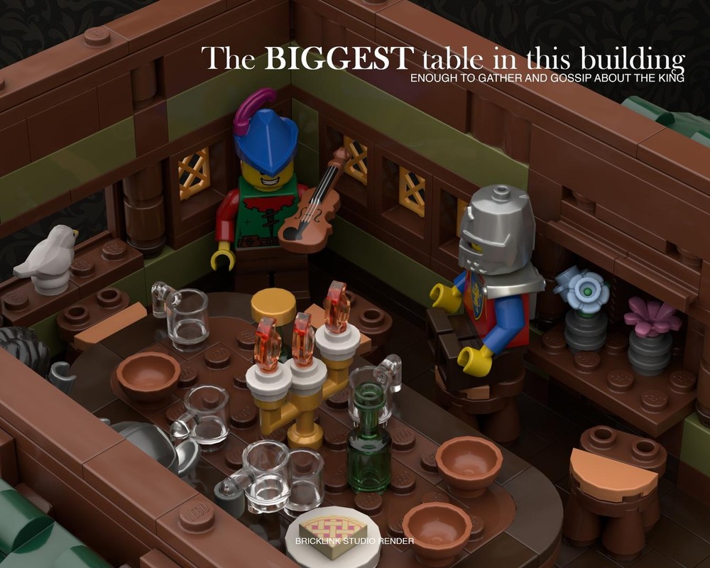 LEGO MOC-240466 MEDIEVAL MODULAR SERIES 1 - THE THREE-STORY TAVERN by ...