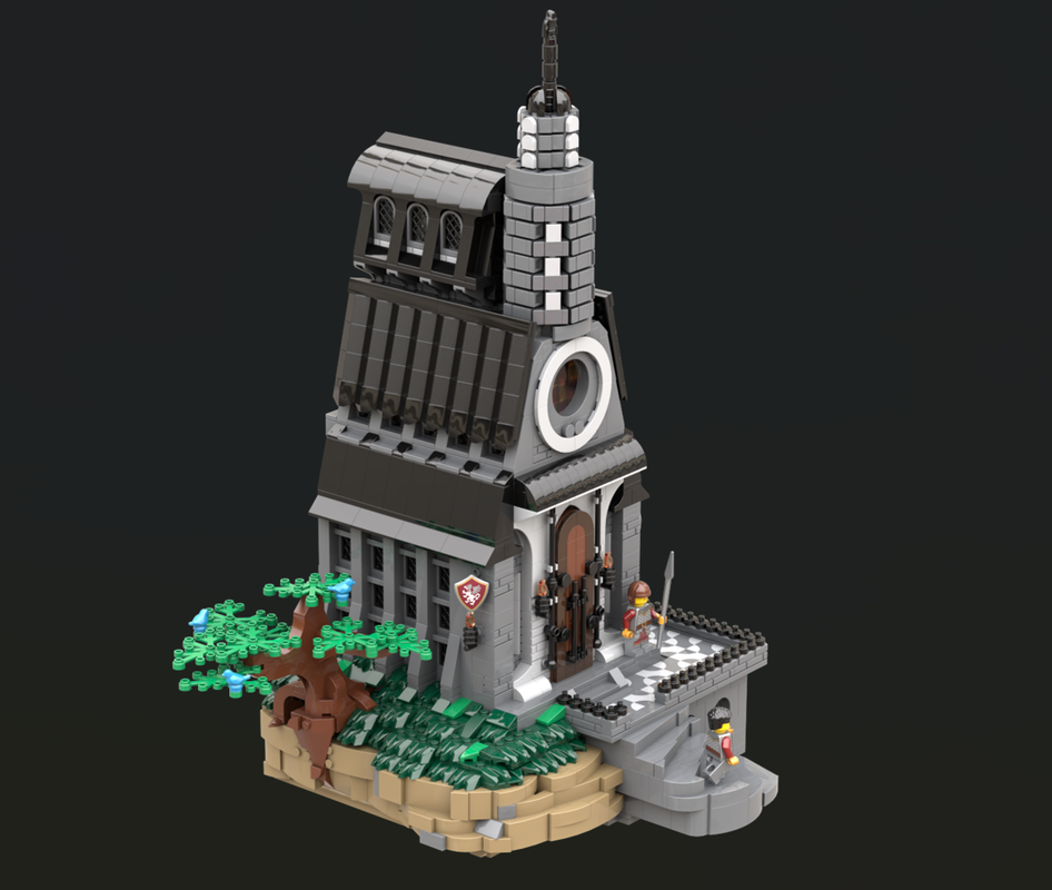 LEGO MOC Griffin's Cathedral by bmyhran | Rebrickable - Build with LEGO