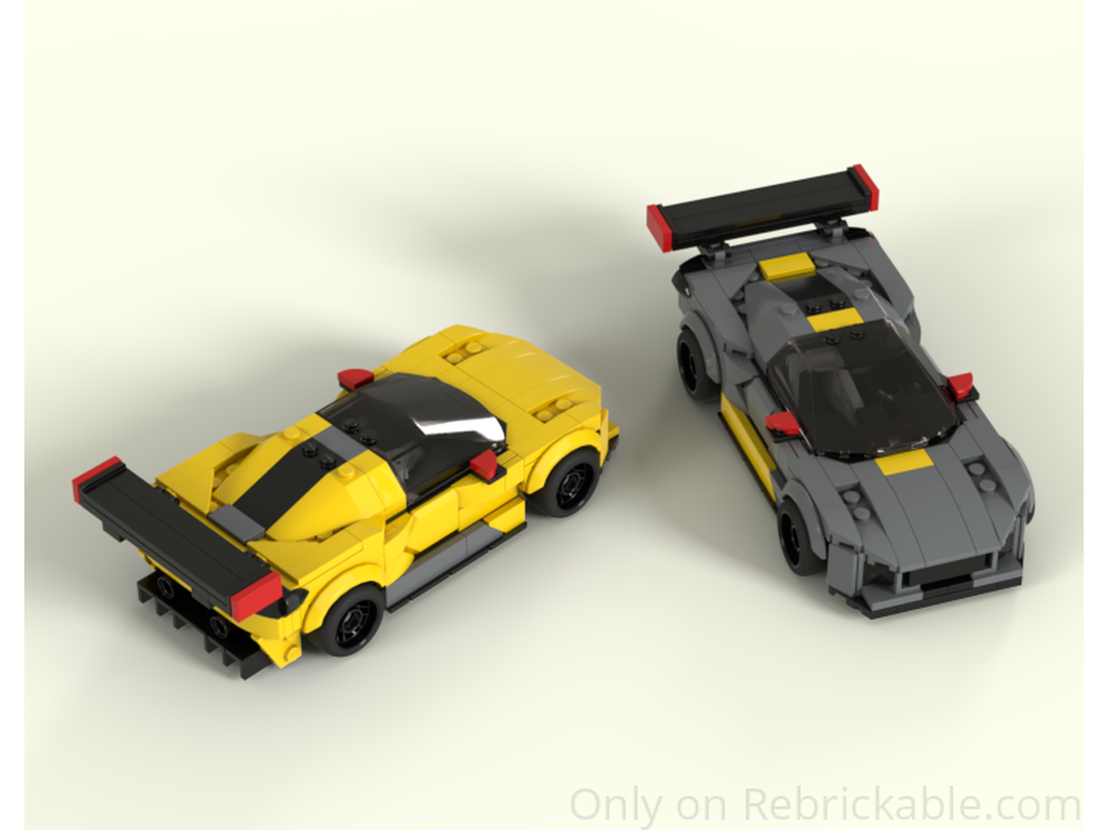 LEGO MOC-240496 corvette C8 GT3 by Fen1x_mocs | Rebrickable - Build ...