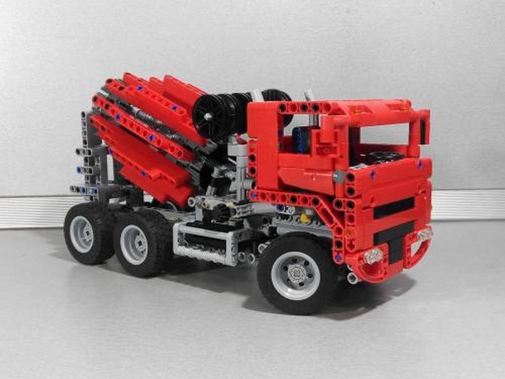 Lego Moc Cement Mixer By Artemy Zotov Rebrickable Build With Lego