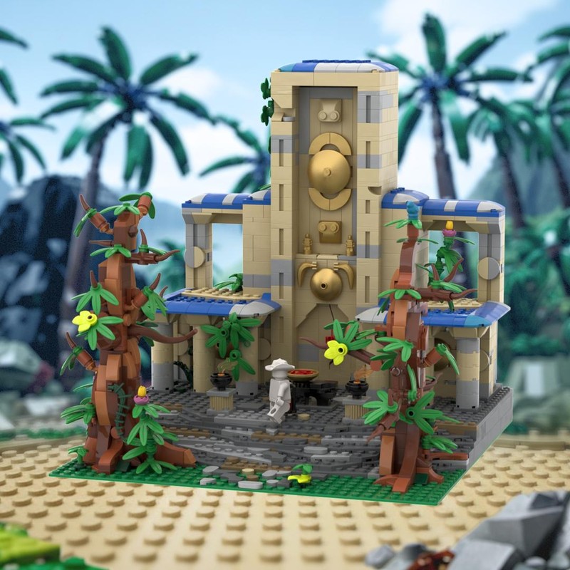 LEGO MOC Temple of the Golden Sun by eiko21 | Rebrickable - Build with LEGO