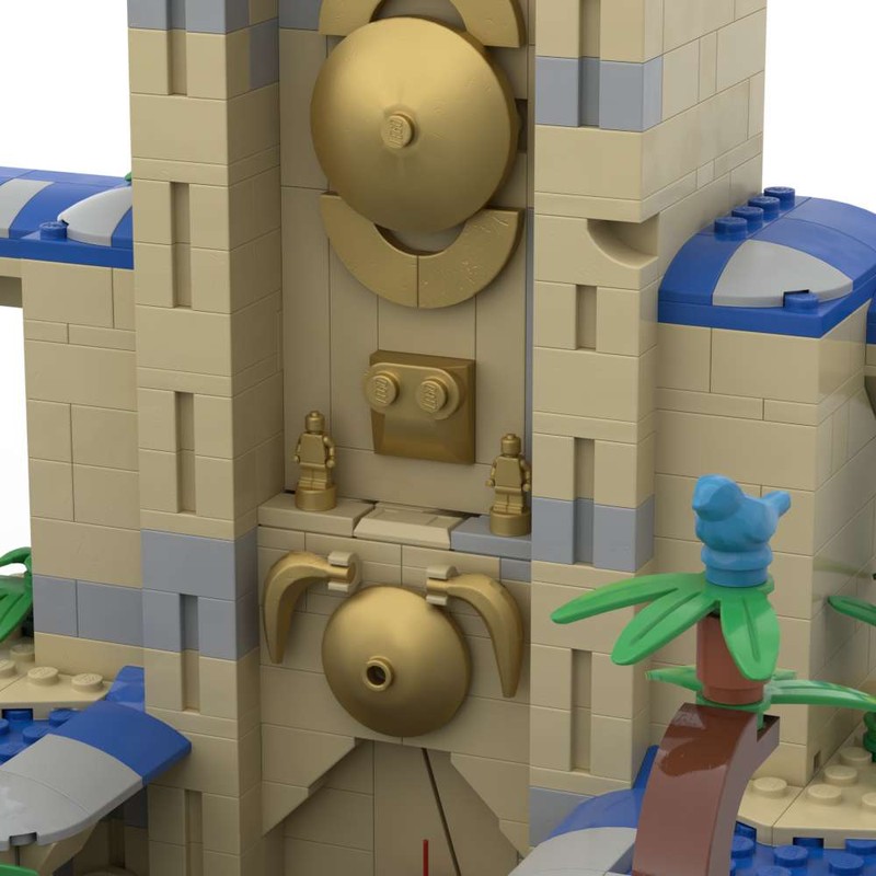 LEGO MOC Temple of the Golden Sun by eiko21 | Rebrickable - Build with LEGO