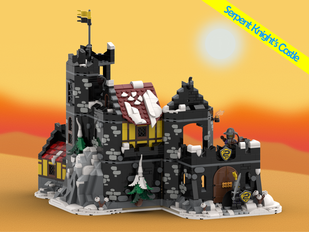 LEGO MOC-240513 Serpent Knight's castle by Darkerbricks | Rebrickable ...