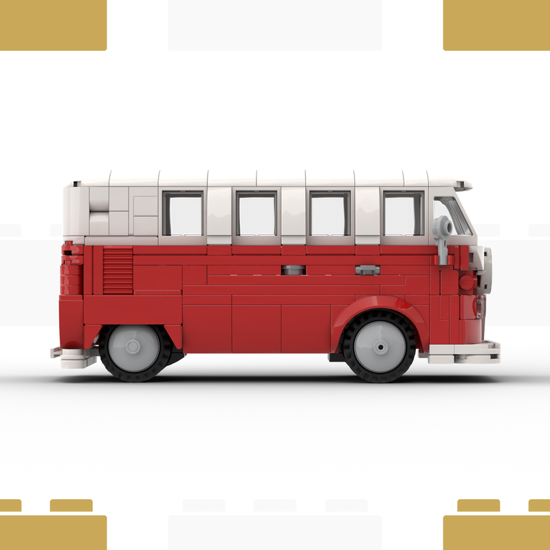 LEGO MOC-240515 Volkswagen T1 by Brick-My-Ride | Rebrickable - Build ...