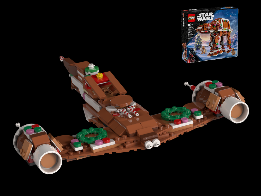 LEGO MOC 40806-1 Gingerbread N-1 Starfighter by emil_mu | Rebrickable ...