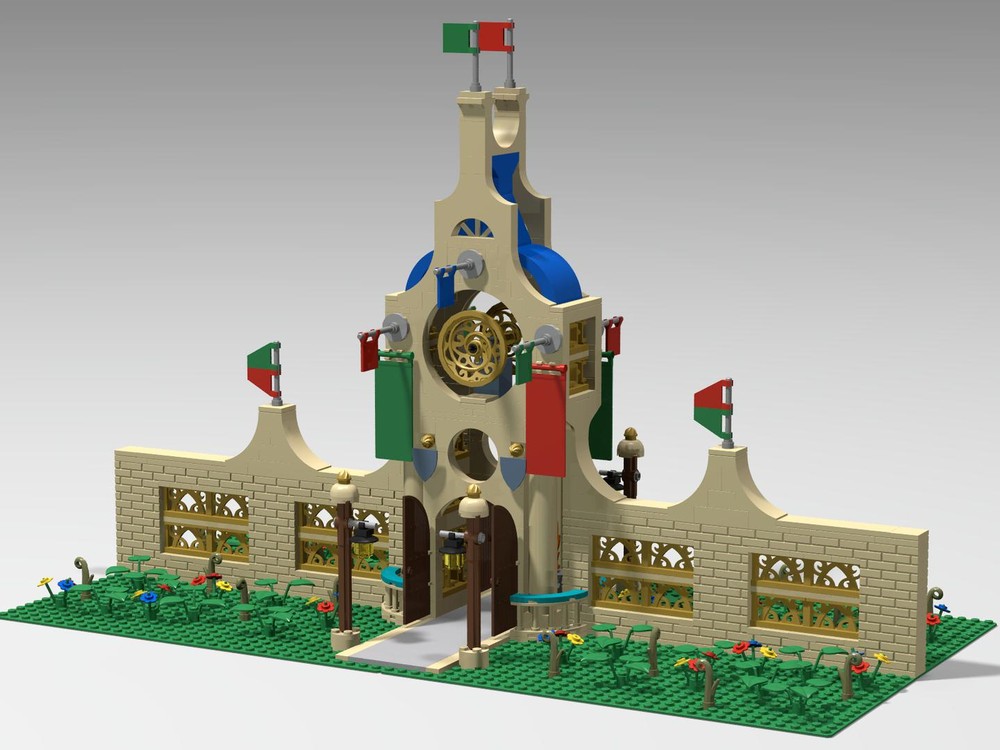 LEGO MOC Small Gate by zero_g_is_fun | Rebrickable - Build with LEGO