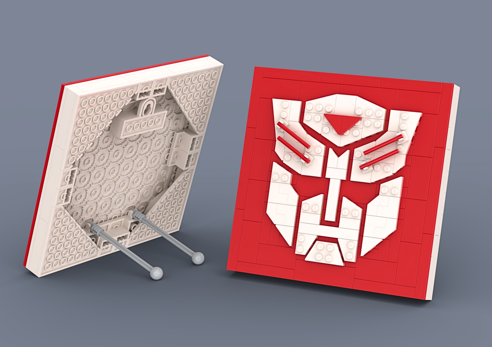 LEGO MOC-240565 Autobot Symbol Art by built_bricks | Rebrickable ...