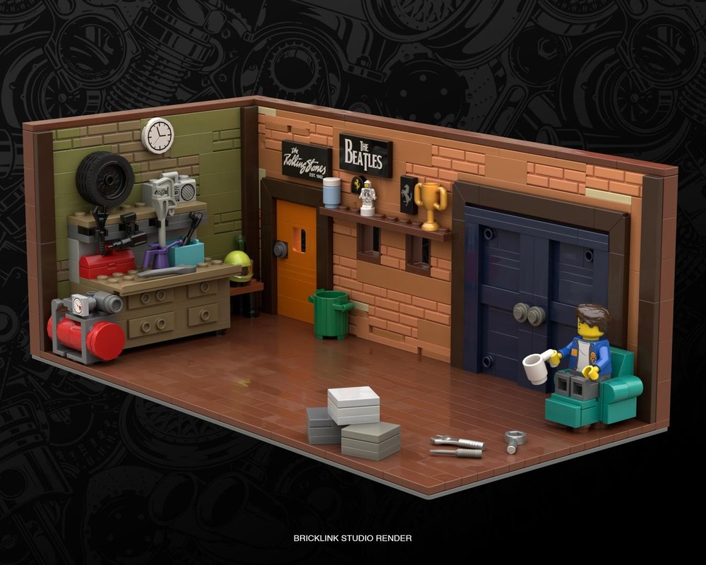 LEGO MOC-240578 SPEED CHAMPIONS DIORAMA - SHELTER OF MACHINES by ...