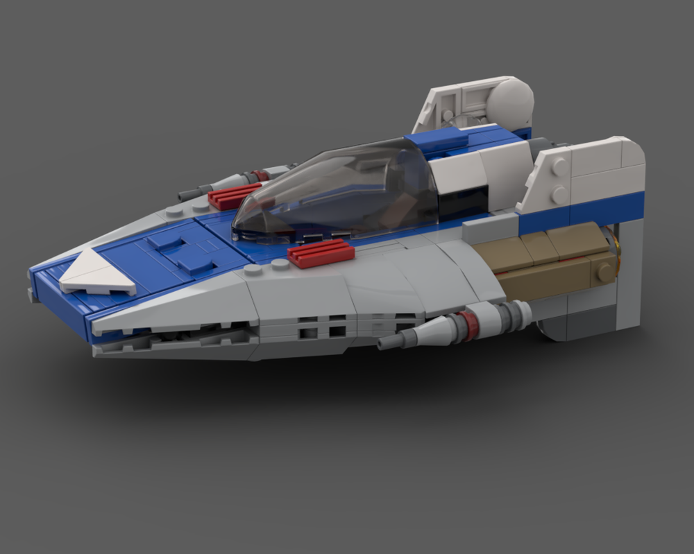LEGO MOC R22 A wing Rebel Phoenix Squadron Starfighter by Brick Horizon ...