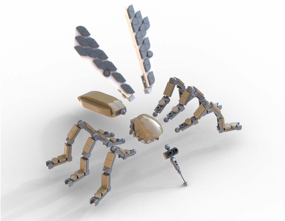 LEGO MOC Upscaled Mosquito by BorrisTheBricker | Rebrickable - Build ...