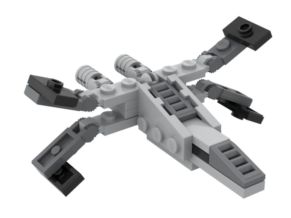 LEGO MOC Micro X Wing by Geolaucha | Rebrickable - Build with LEGO
