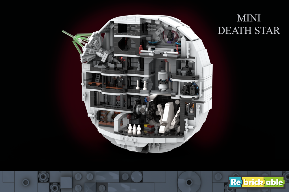 LEGO MOC-240647 Mini UCS Death Star by christromans | Rebrickable ...