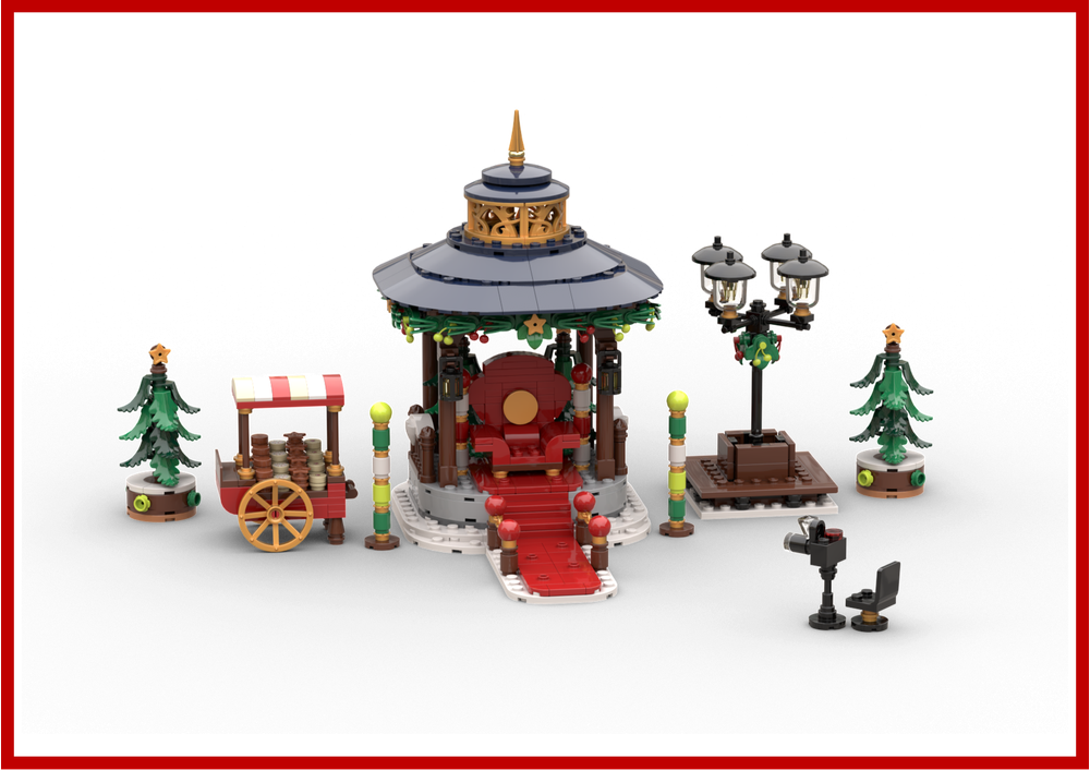 LEGO MOC-240662 Santa's Gazebo by VivaLaBrick | Rebrickable - Build ...