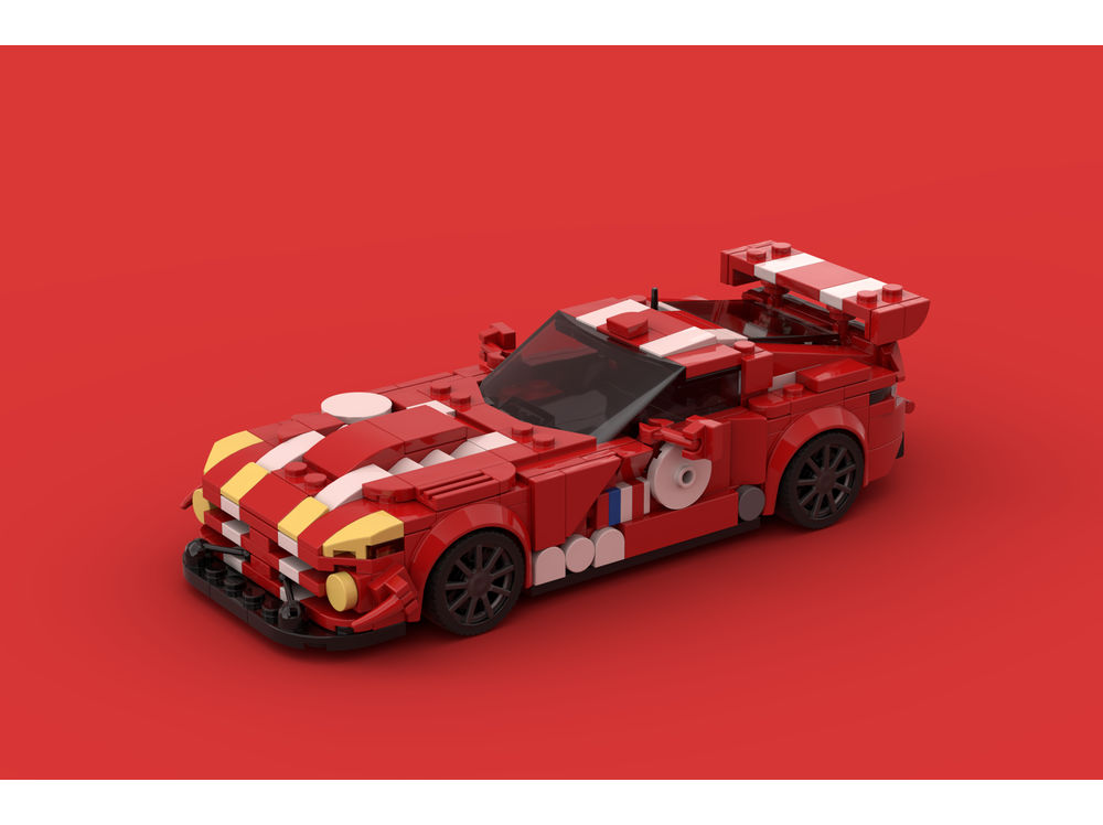 LEGO MOC Dodge Viper GTS-R by BasicBuilder23 | Rebrickable - Build with ...