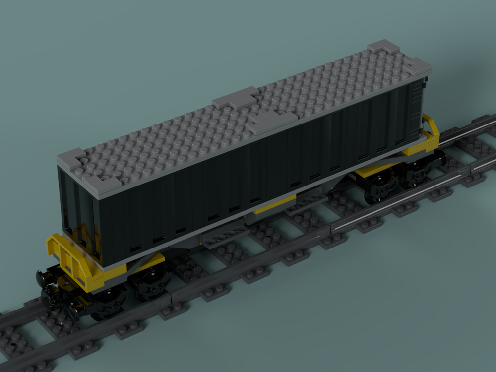 LEGO MOC Stretched 7939-1 rail container truck by JanBassett ...