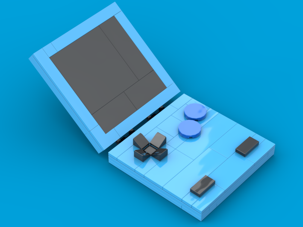 LEGO MOC Nintendo Game Boy SP by Eli14 | Rebrickable - Build with LEGO