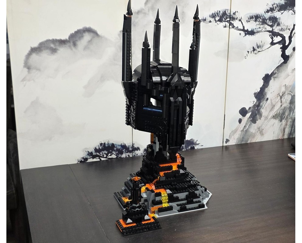 LEGO MOC-240694 Sauron's Helmet – Mount Doom Display by Terraxz ...