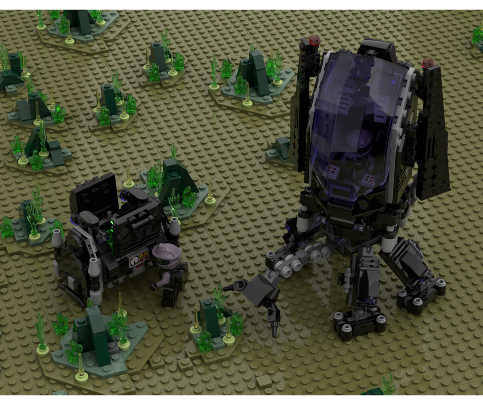 LEGO MOC Sulfur Drone Crate by Spaceoid | Rebrickable - Build with LEGO