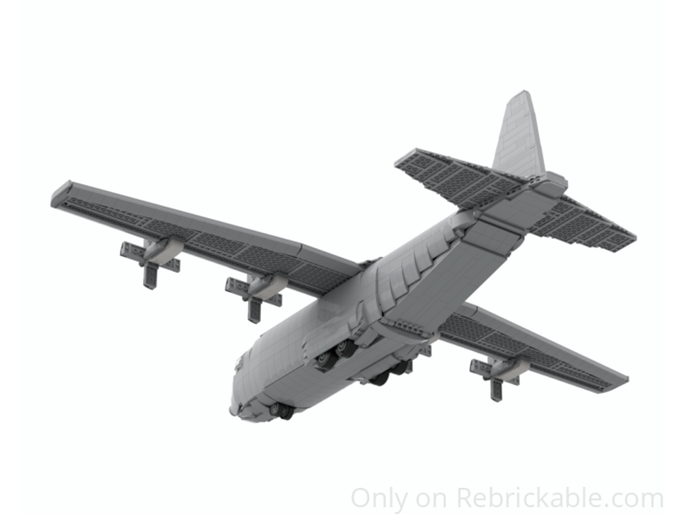 LEGO MOC Lockheed Martin C-130 Hercules by JojoTheBuilder | Rebrickable ...