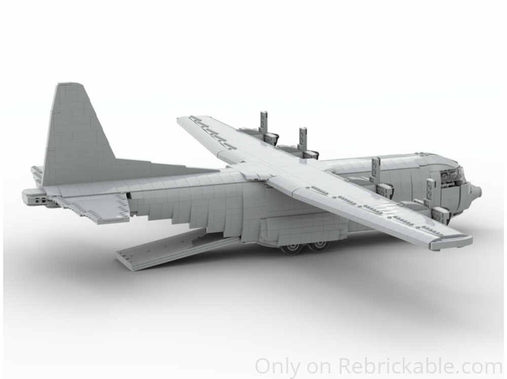LEGO MOC Lockheed Martin C-130 Hercules by JojoTheBuilder | Rebrickable ...