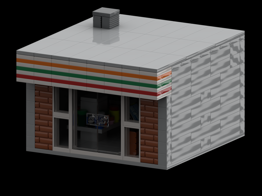 LEGO MOC-240720 7eleven by Bricktherory | Rebrickable - Build with LEGO