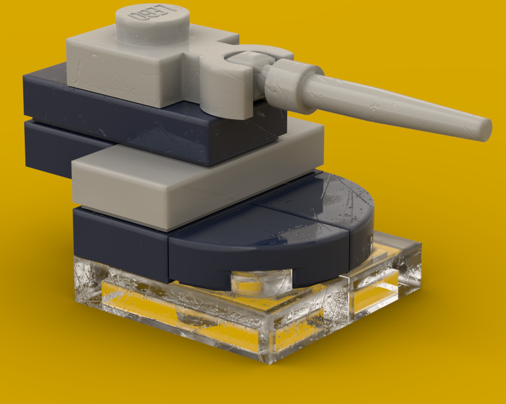 LEGO MOC Micro AAT - CIS (1:450) by Wolfjockey9 | Rebrickable - Build ...