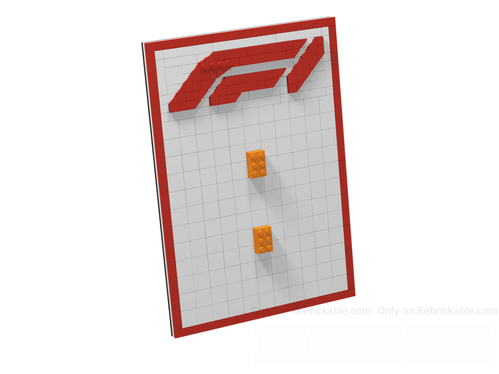 LEGO MOC-240730 Formula 1 Vertical Display by Bricksideas | Rebrickable ...