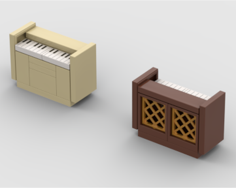 LEGO MOC-240750 Continuo Organ by Legoschland | Rebrickable - Build ...