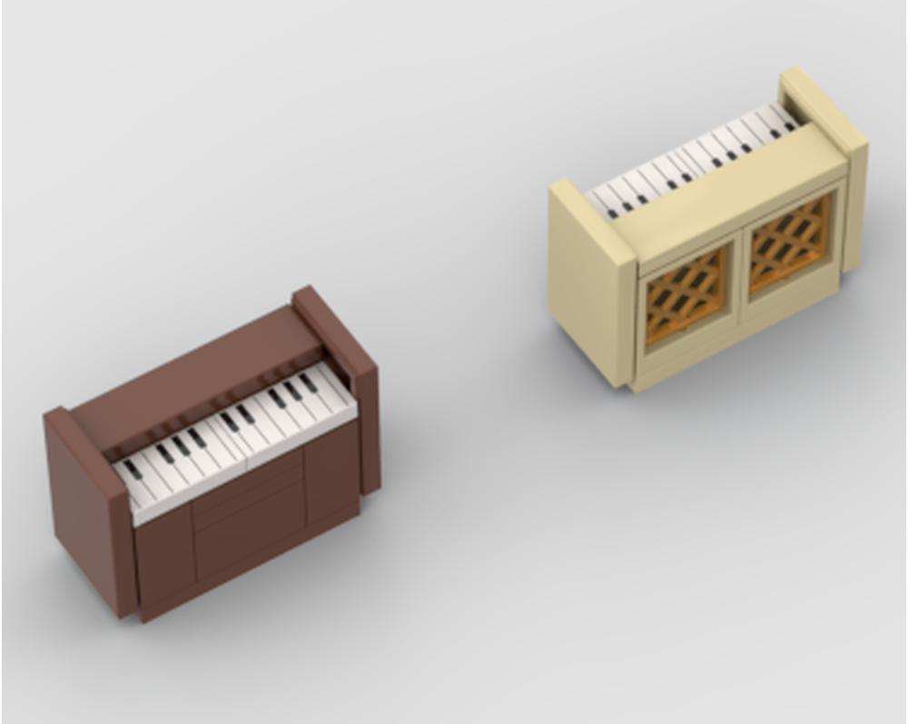 LEGO MOC-240750 Continuo Organ by Legoschland | Rebrickable - Build ...