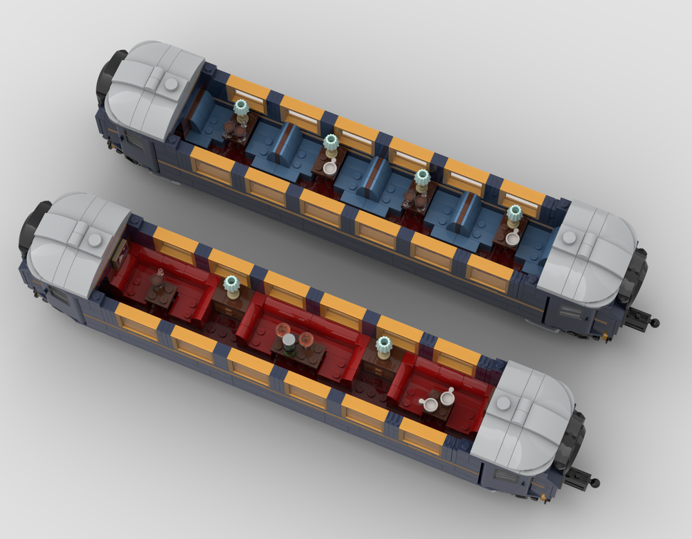 LEGO MOC-240764 Orient Express Saloon Car - 2 versions by Srixon1973 ...