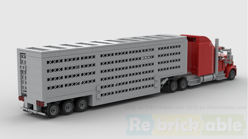LEGO MOC Livestock trailer by phigeon | Rebrickable - Build with LEGO