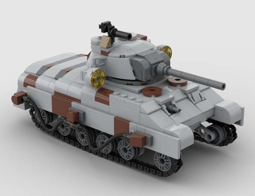 LEGO MOC-240810 Fallout Tactics Tank (M4 Sherman) by w3Kitt ...