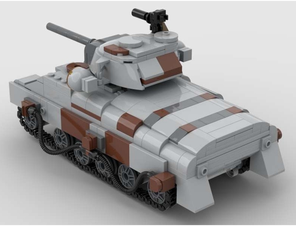 LEGO MOC-240810 Fallout Tactics Tank (M4 Sherman) by w3Kitt ...