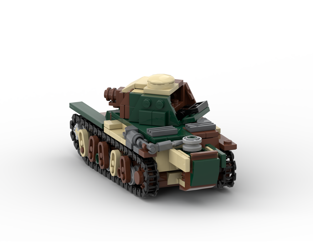 LEGO MOC Renault R35 by Spartane | Rebrickable - Build with LEGO