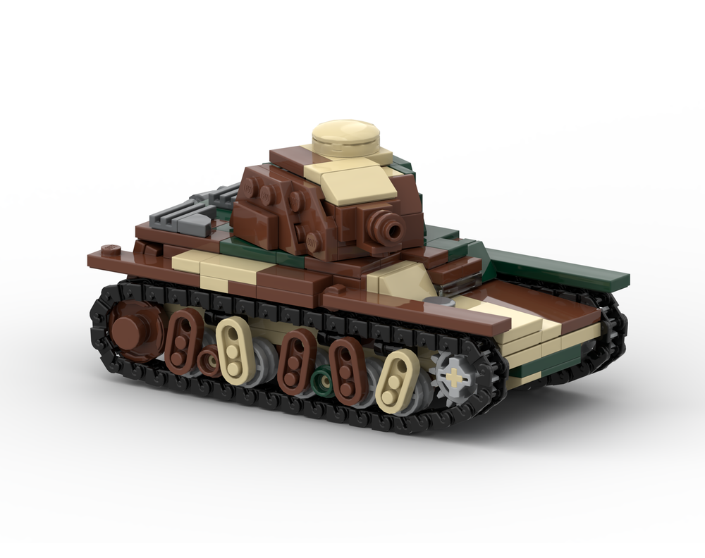 LEGO MOC Renault R35 by Spartane | Rebrickable - Build with LEGO