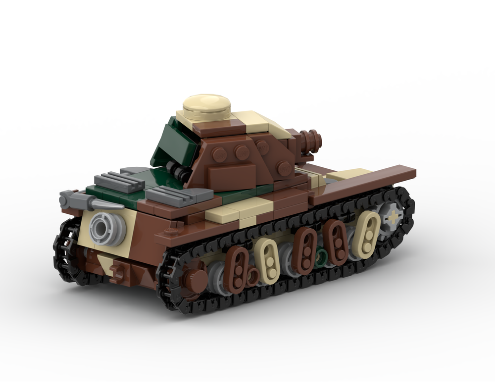LEGO MOC Renault R35 by Spartane | Rebrickable - Build with LEGO