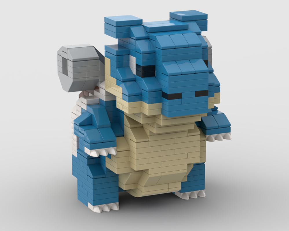 LEGO MOC Blastoise by stefception | Rebrickable - Build with LEGO
