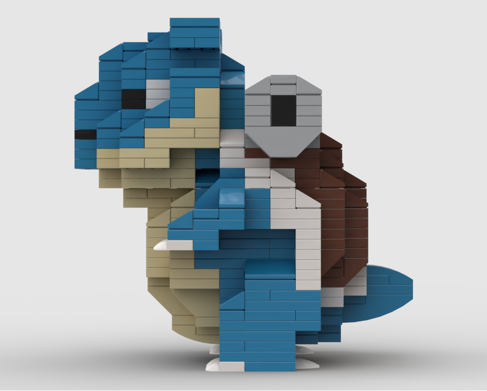 LEGO MOC Blastoise by stefception | Rebrickable - Build with LEGO