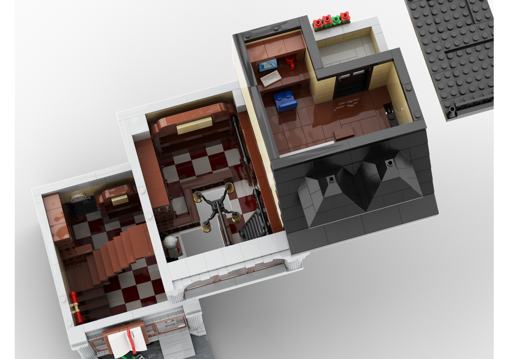 LEGO MOC-240852 The Old Library by BrickFab Creations | Rebrickable ...