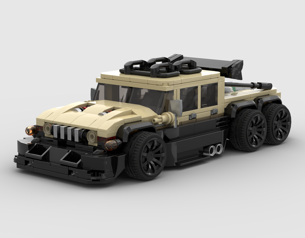 LEGO MOC 2009 AM General Humvee Custom 6x6 by toms8wides | Rebrickable ...