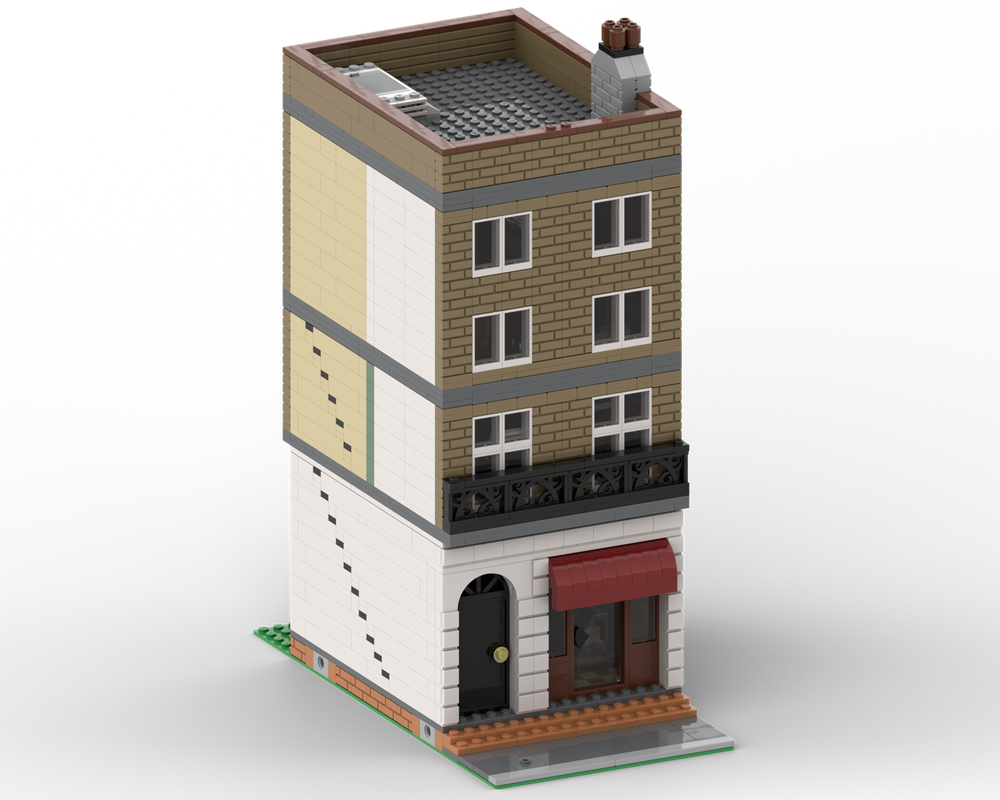 LEGO MOC 221B Baker Street by Higginsssss | Rebrickable - Build with LEGO
