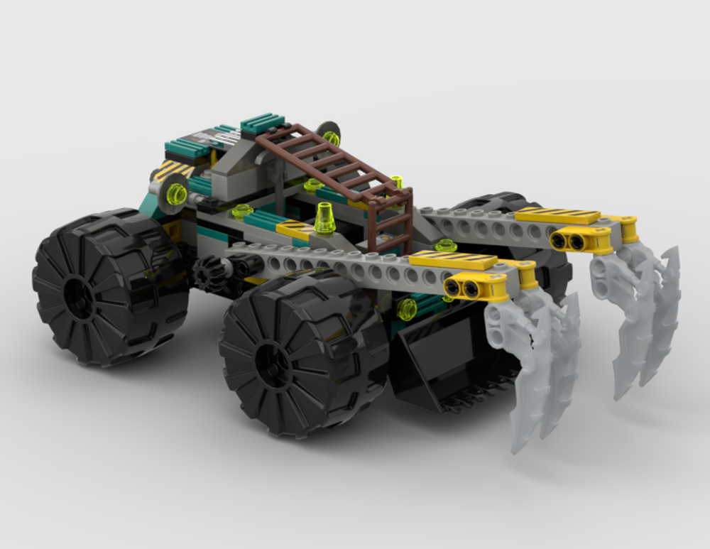 LEGO MOC-240901 Claw Digger by DavyDigger | Rebrickable - Build with LEGO