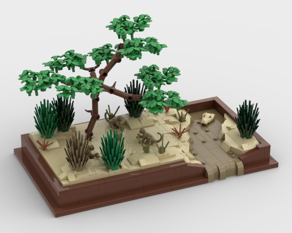 LEGO MOC Savanna Diorama by The Brick Forge- Mocs | Rebrickable - Build ...