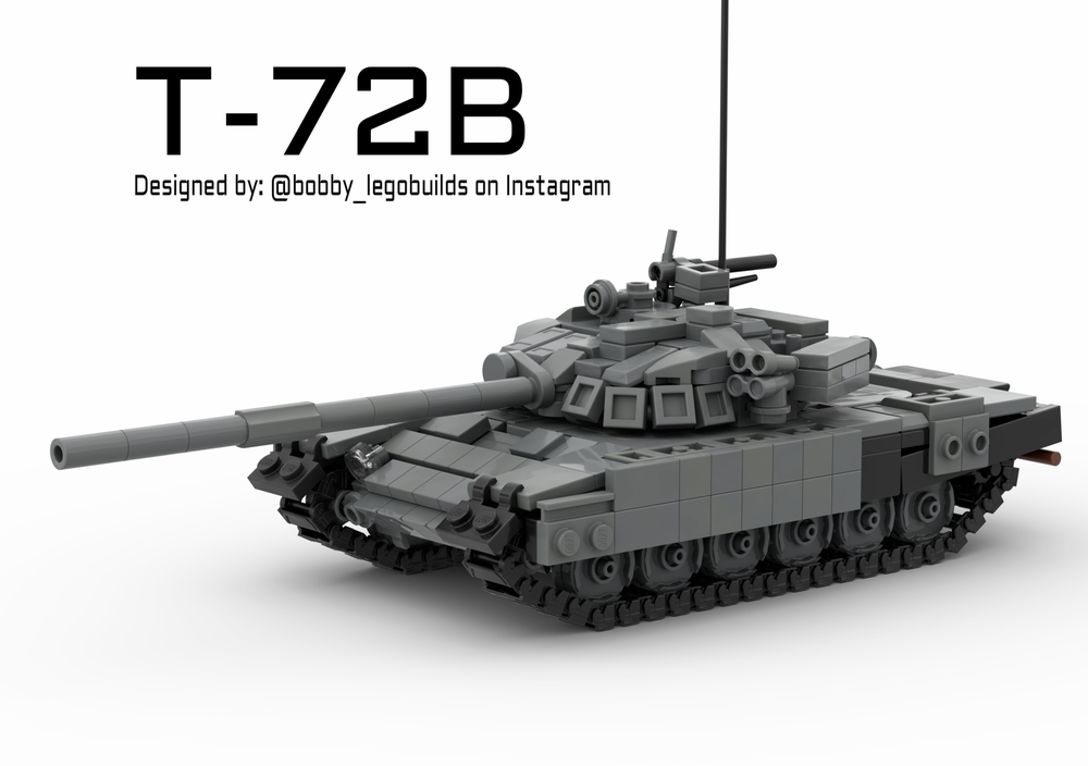 LEGO MOC Lego T-72B in 1/45th scale by BobbyLegoBuilds | Rebrickable ...